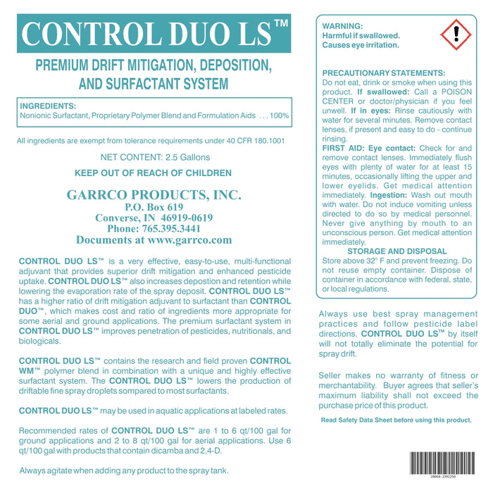 Control Duo LS (5 Gal)